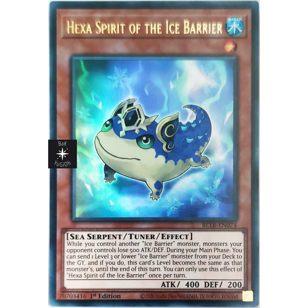 [BaK Yu-Gi-Oh!] [Thẻ Bài Chính Hãng] Hexa Spirit of the Ice Barrier |EN ...