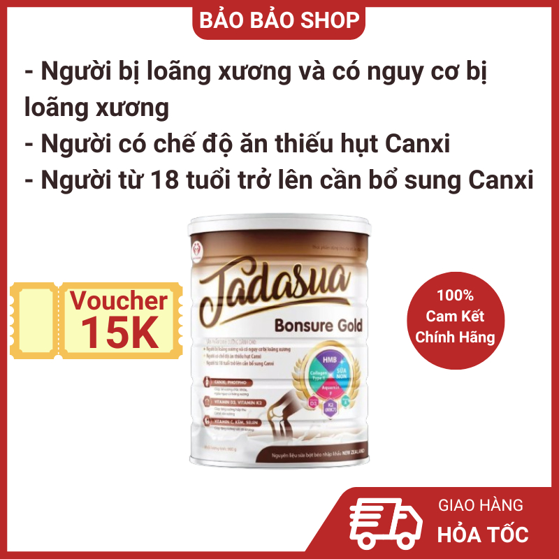 Bonsure Gold Tadasua - Sữa dinh dưỡng dành cho người bị loãng xương ...