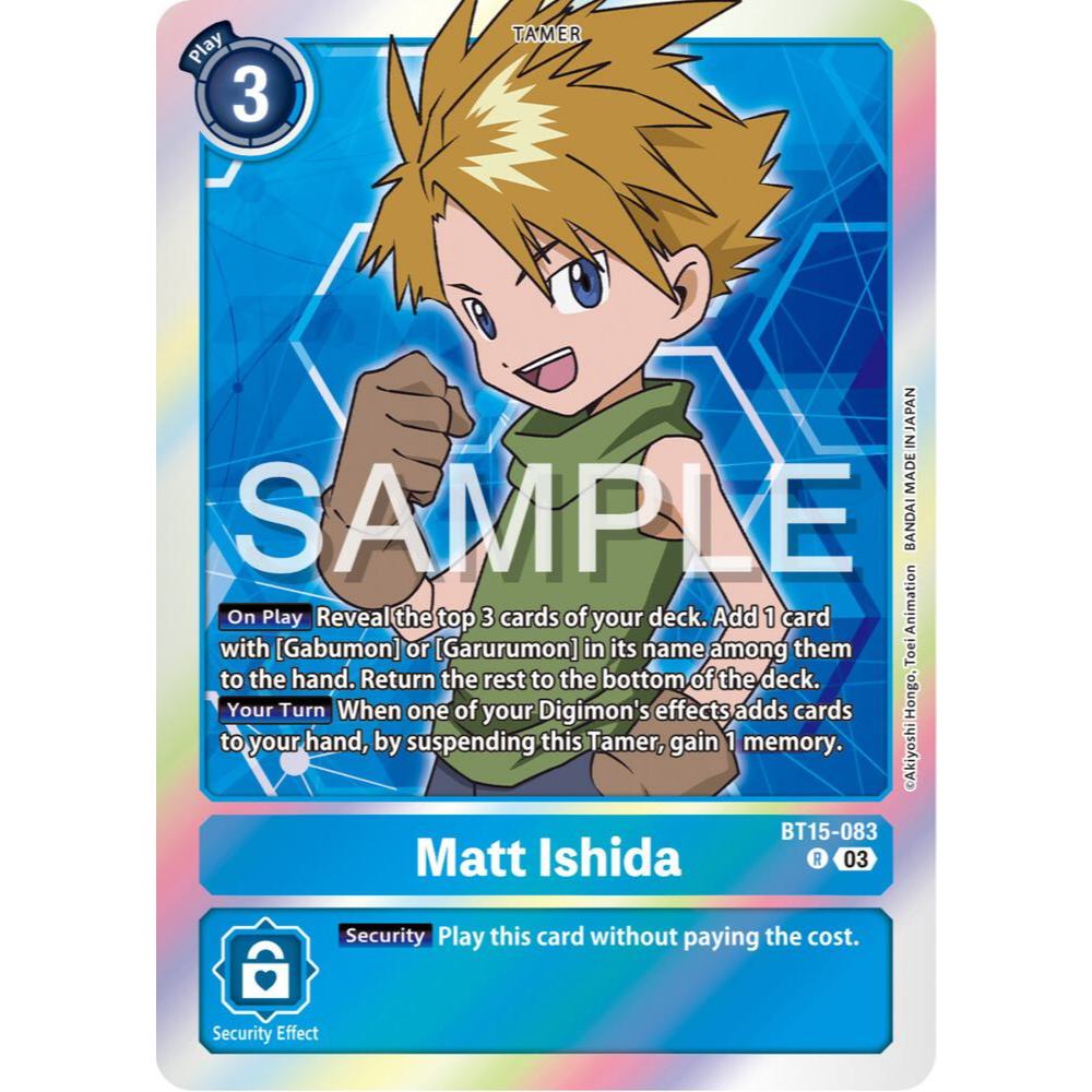 Thẻ Bài Digimon Mã BT15-083 - Matt Ishida - Tamer - Rare | Shopee Việt Nam