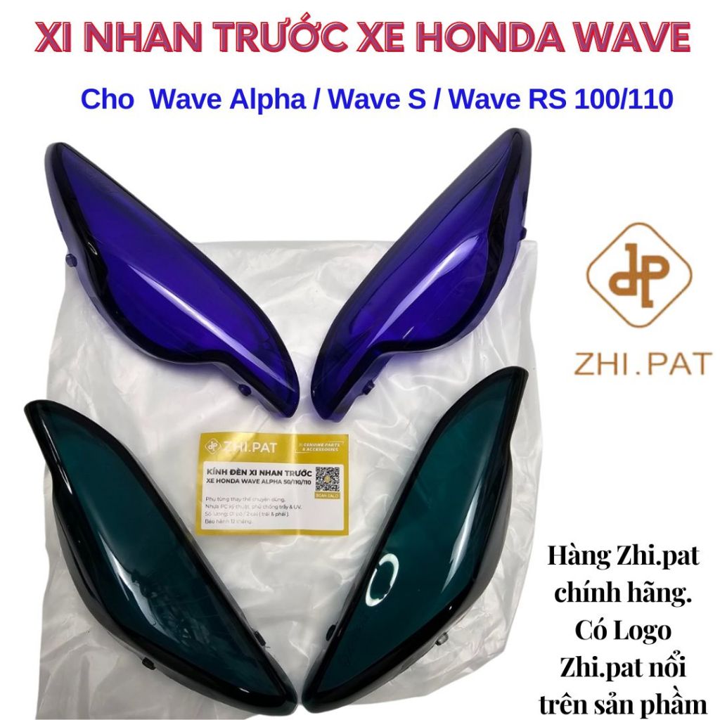 Nắp Xi nhan trước ZHIPAT gắn Wave Alpha / Wave S / Wave RS / Wave 100cc ...