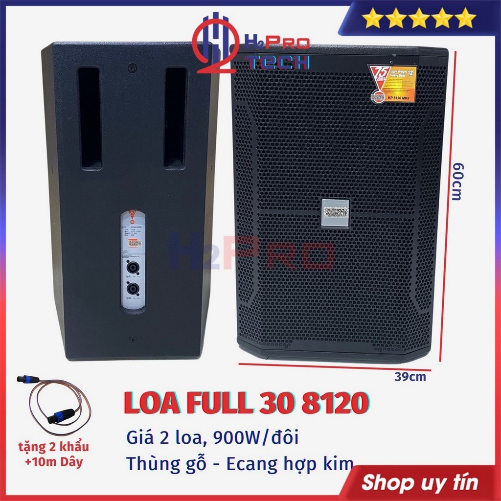 Loa Full Bass 30 JB 8120 900W (Giá 2 Cái - 10M Dây 2 Khẩu), Loa Fun 30 JB Hát Karaoke Gia Đình ...