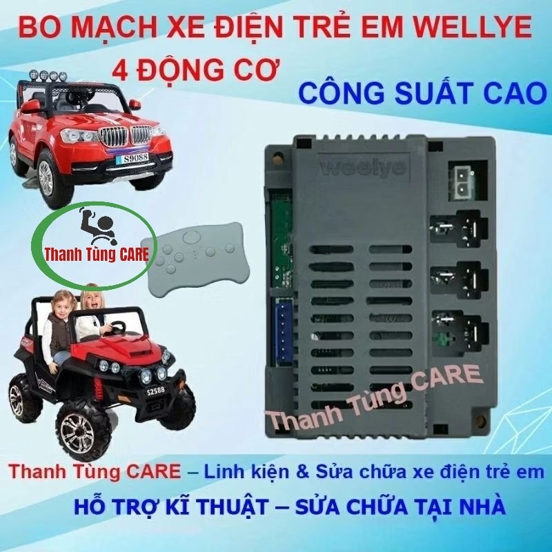 Mạch RX19 ô tô điện trẻ em xe S2588, S9088, Nel803... công suất cao 4 ...