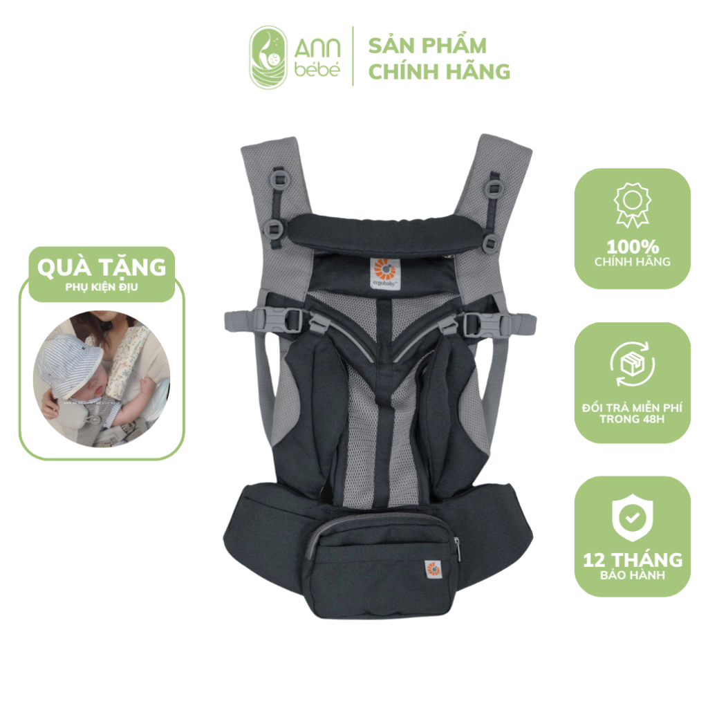 [CHÍNH HÃNG] Địu Em Bé Trợ Lực Thoáng Mát - ERGO BABY OMNI 360 AIR MESH ...