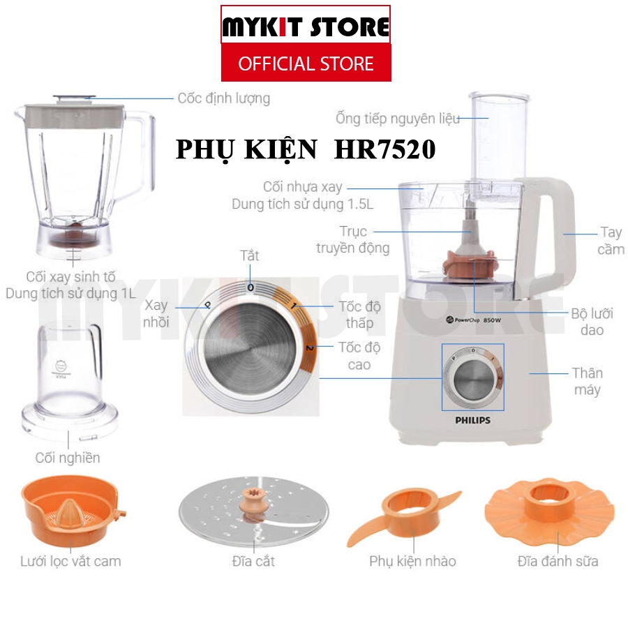 [PHỤ KIỆN] Máy xay đa năng Philips HR7310 HR7510 HR7520 HR7530 | Shopee ...
