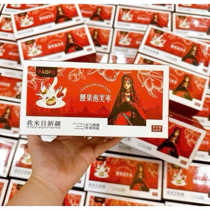 Táo đỏ kẹp sữa lạc đà nhân hạt điều Takla Táo đỏ Tân Cương Trung Quốc ...
