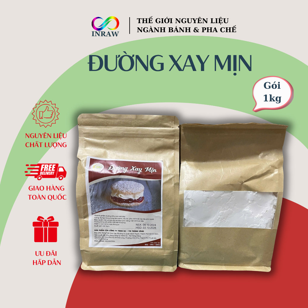 Đường Xay Mịn Trang Trí Bánh (Icing Sugar) | Shopee Việt Nam