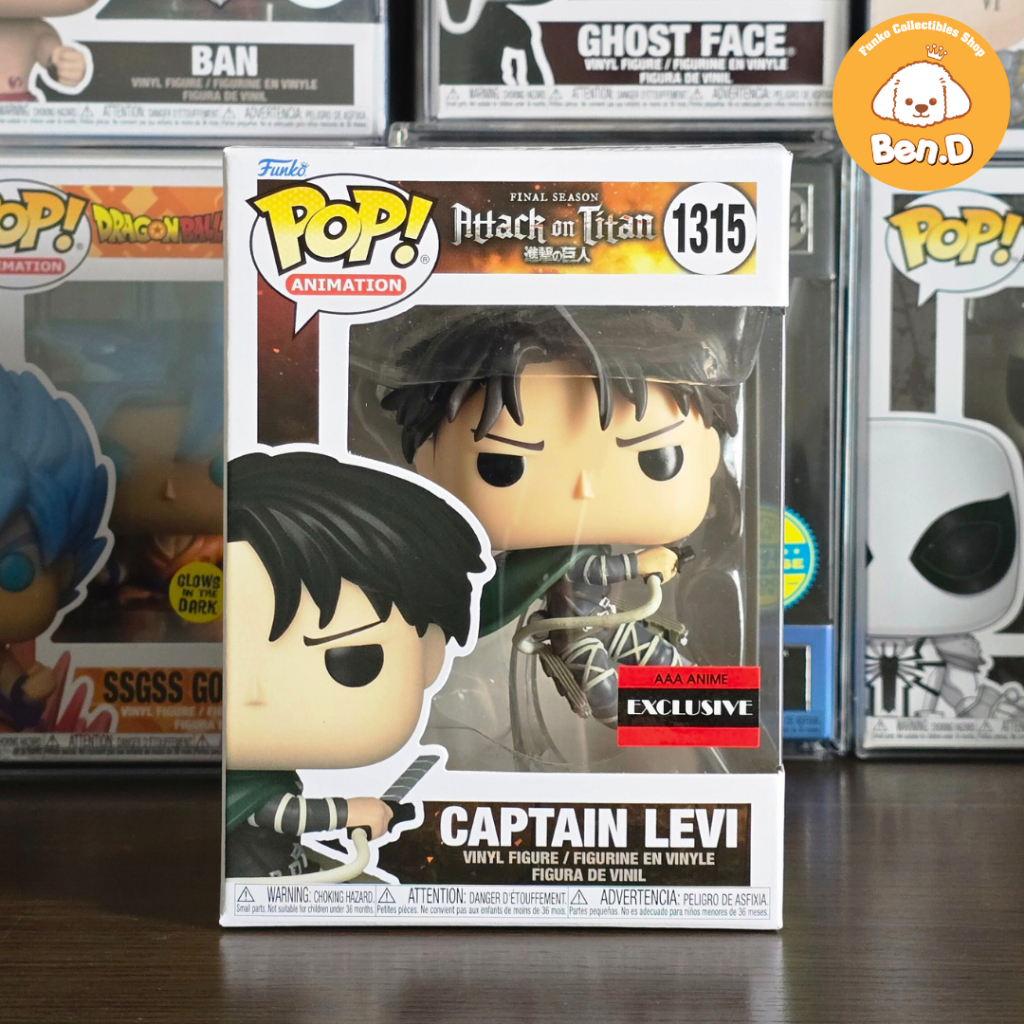 Mô hình Funko POP! Animation: Attack on Titan - Captain Levi (AAA Anime ...