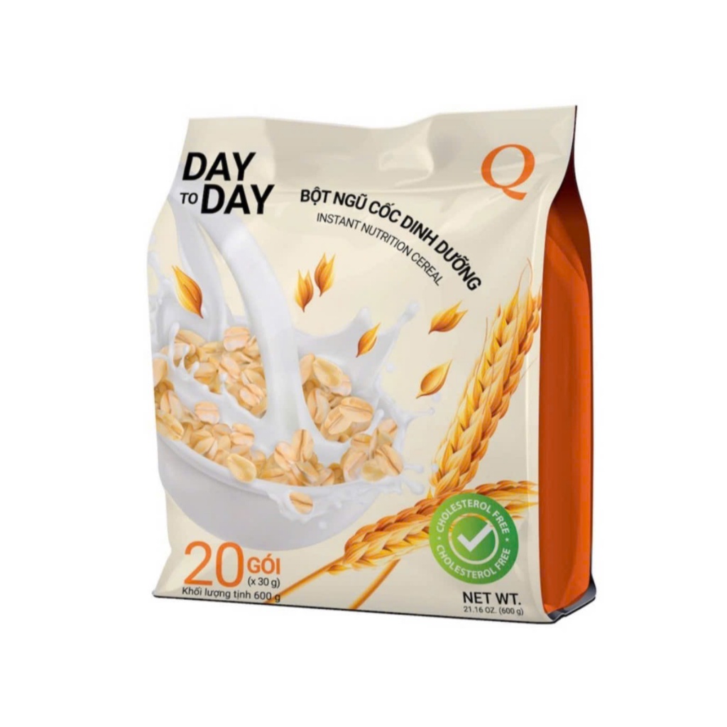 Ngũ Cốc Dinh Dưỡng Day to Day Trần Quang bịch 600g (20 gói * 30g) | Shopee Việt Nam