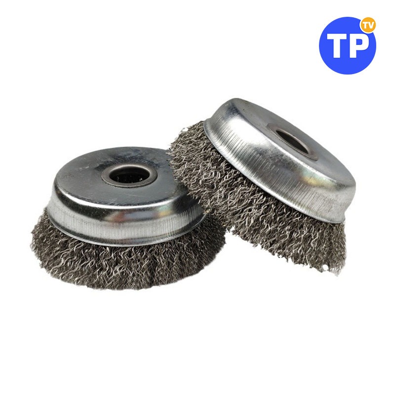 Bát đánh rỉ inox 304 D100/ chổi đánh rỉ inox 304 D100 | Shopee Việt Nam