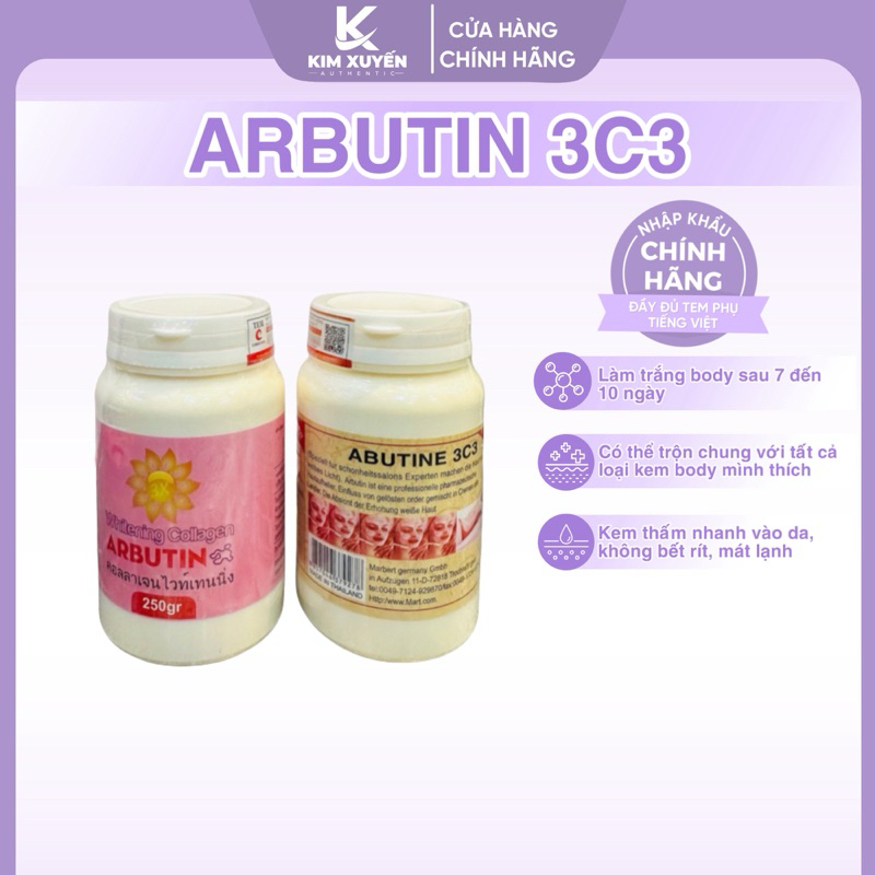 (Chính hãng) Kem KíchTrắng Abutine 3c3 Hủ Lớn 250 Gram | Shopee Việt Nam