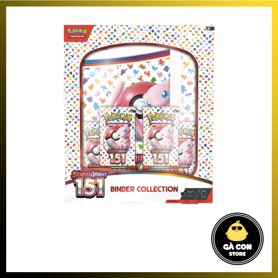 Thẻ Pokemon TCG Scarlet & Violet 3.5 Pokemon 151 Binder Collection | Shopee Việt Nam