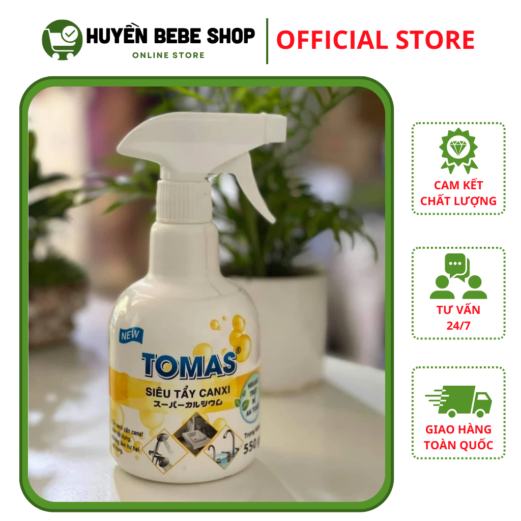 Siêu Tẩy Dầu Mỡ, Siêu Tẩy Cặn Canxi Tomas Chai 500ml - Chuyên Gia Tẩy ...