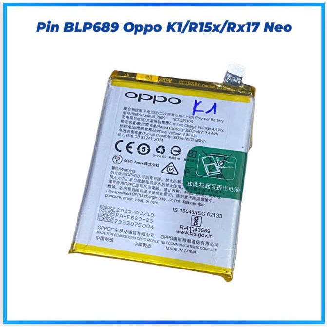 Pin oppo blp689 ,R15X ( bóc máy ) | Shopee Việt Nam