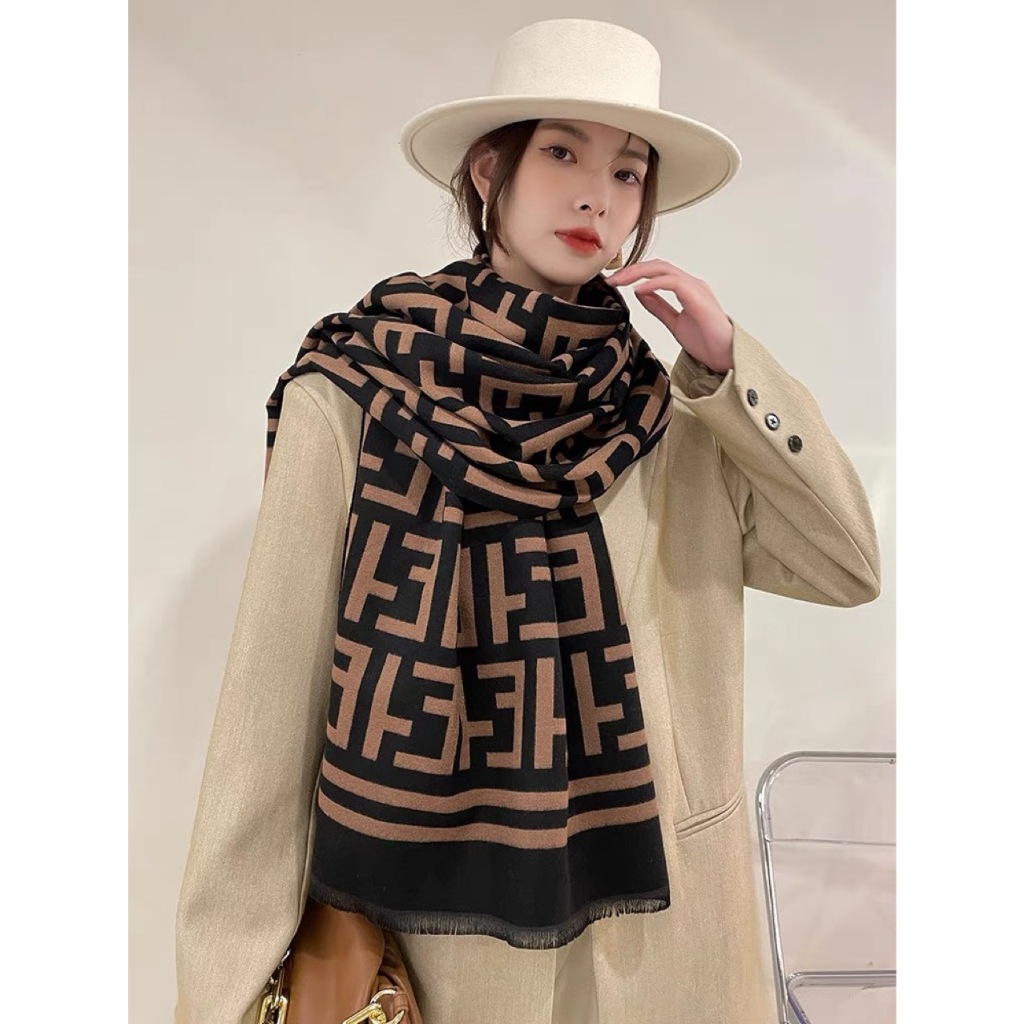 Khăn dạ chữ sang trọng thanh lịch nổi bật chất khăn dẹp 70x180cm THYTHY STORE | Shopee Việt Nam