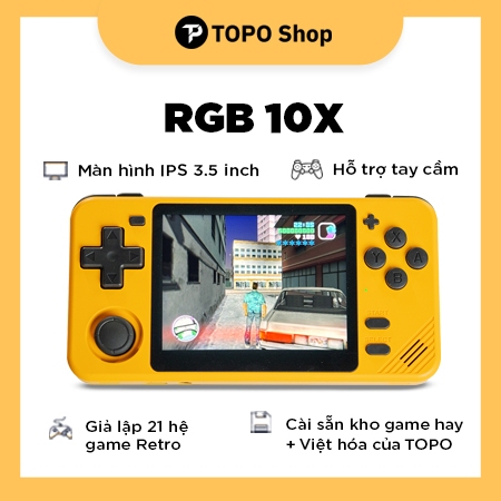Máy chơi game RGB10X - Thẻ JVJ cài sẵn kho game hay, game Port + hệ ...
