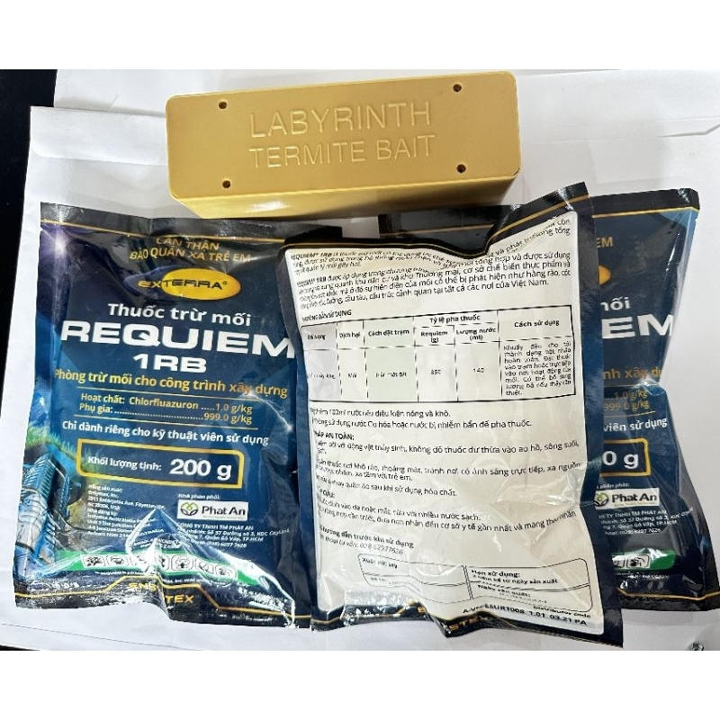 Bả diệt mối Sinh học Requiem 1RB nhập khẩu Mỹ gói 200g | Shopee Việt Nam