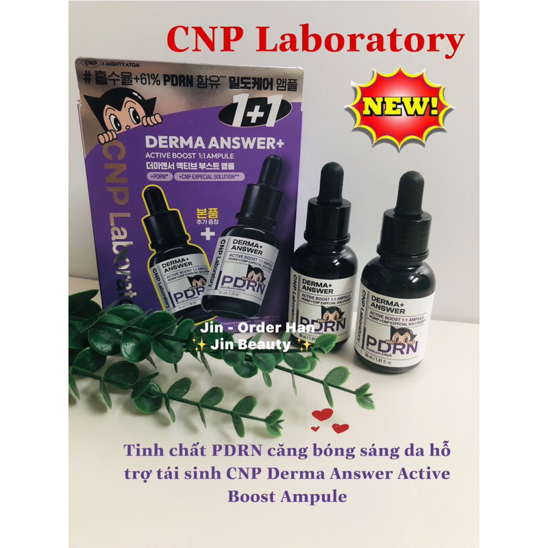 [Bill Oliveyoung ] Tinh chất PDRN căng bóng sáng da hỗ trợ tái sinh CNP Derma Answer Active ...