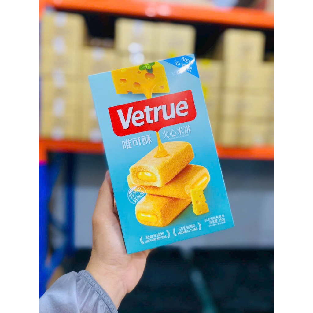 Bánh gạo Vetrue giòn có nhân nhiều vị (Hộp 66g -150g) | Shopee Việt Nam