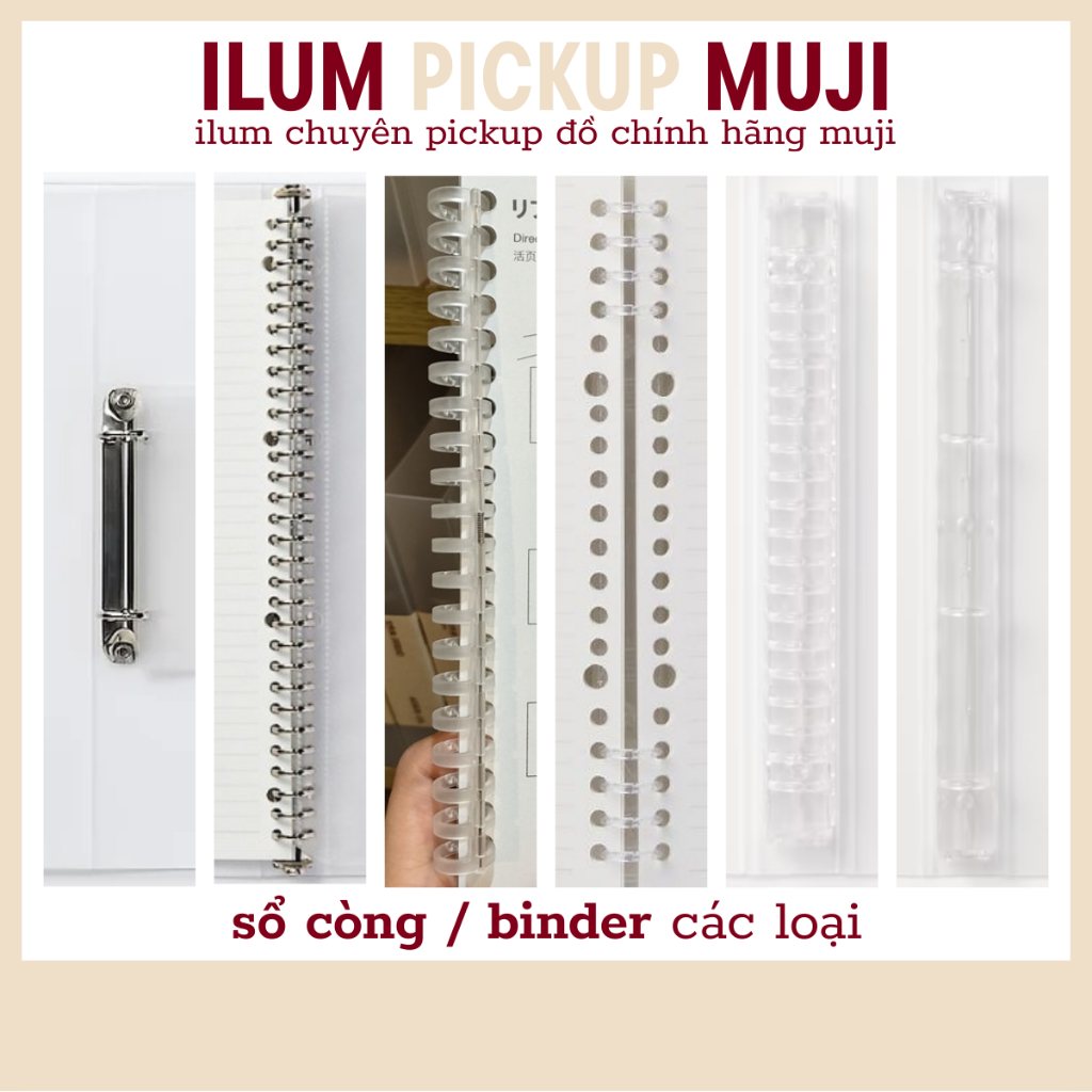 [pickup muji] sổ còng muji | binder muji | | Shopee Việt Nam