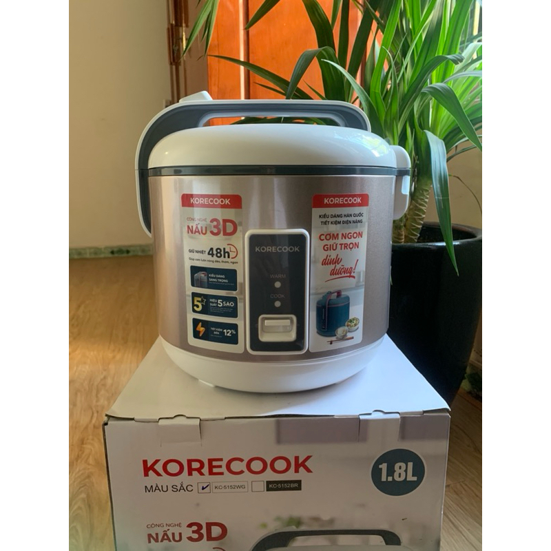 Nồi cơm điện KORECOOK KC-5152 - dung tích 1,8Lít - bảo hành 24 tháng | Shopee Việt Nam