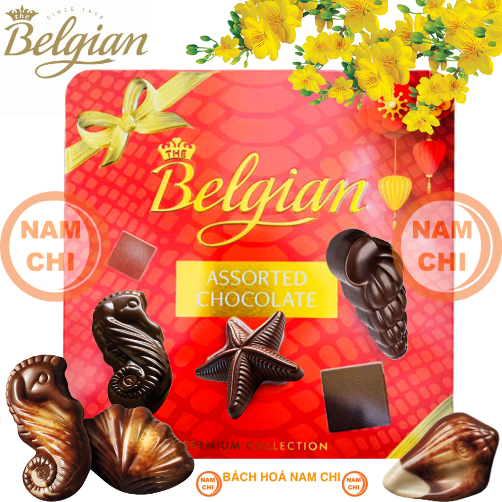 Kẹo Socola The BELGIAN Assorted Chocolate Hộp Thiếc 250G Quà Tặng Tết ...