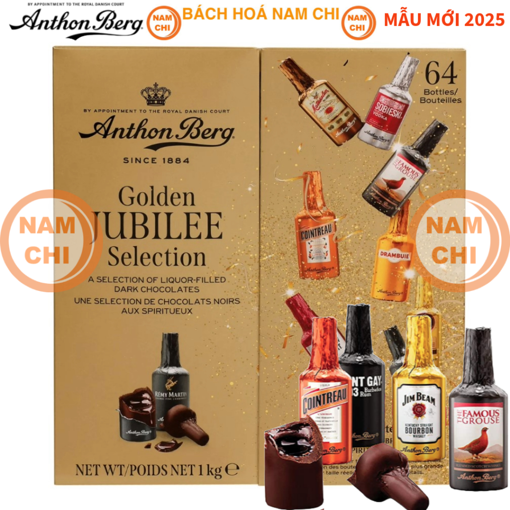 [DATE MỚI] SOCOLA ANTHON BERG SINCE 1884 HỘP 64 CHAI 1KG (CHUẨN USA ...