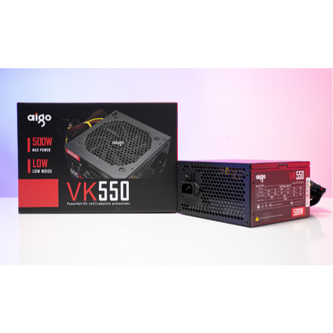 Nguồn máy tính AIGO VK550 550W (Màu Đen) | Shopee Việt Nam