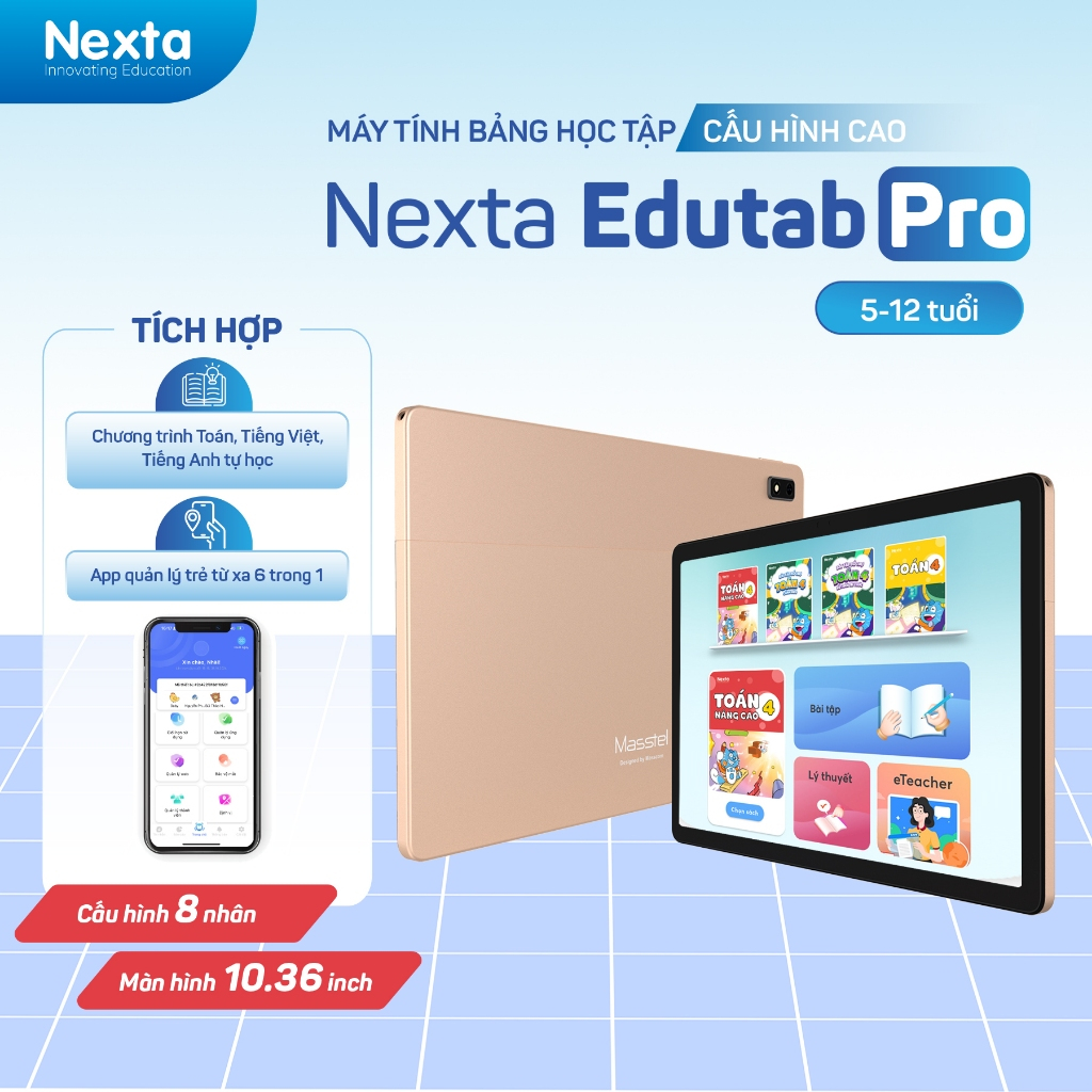 [Dành cho trẻ 5-12 tuổi] Máy Tính Bảng Học Tập Thông Minh Nexta Edutab ...