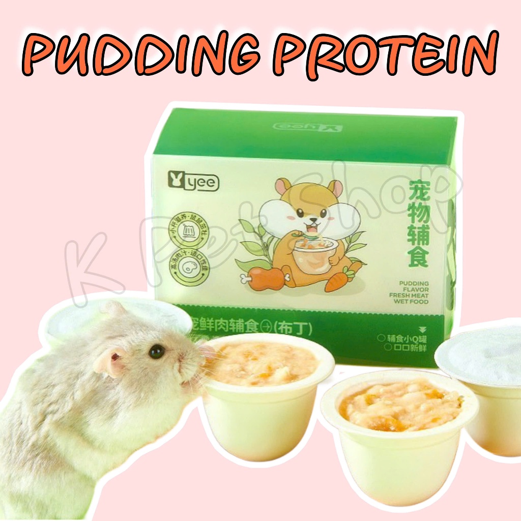 Pudding Sữa Dê Gà Rau Củ Hamster Pudding Yee Lẻ 1V Pudding Goat Milk Ăn ...