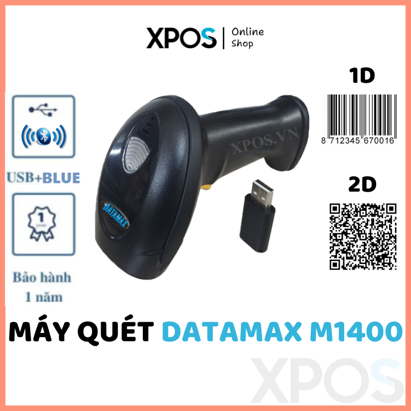 Máy quét mã vạch Datamax M2400 (1D, 2D) kết nối không dây Bluetooth - BH 01 năm. | Shopee Việt Nam