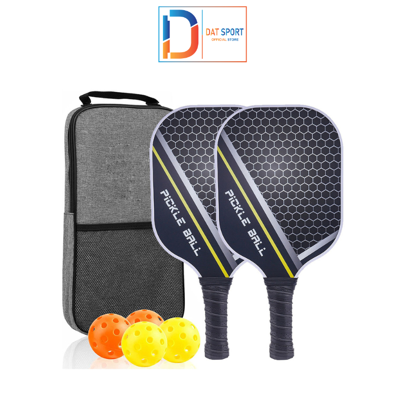 Bộ Vợt Pickleball Cao Cấp , Combo 2 Vợt Tặng Túi + 4 Bóng , Chất Liệu ...