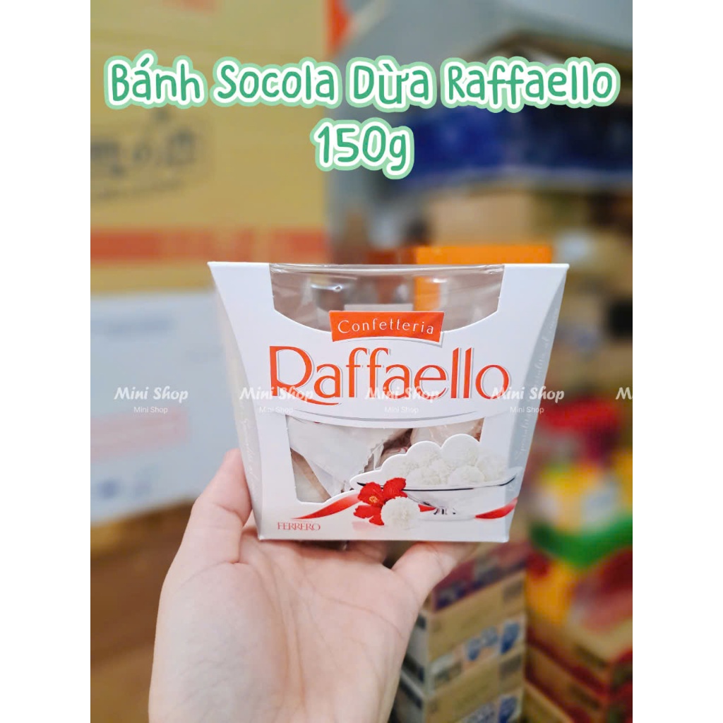 Bánh socola sữa dừa RAFFAELLO 150g Lý Trinh | Shopee Việt Nam