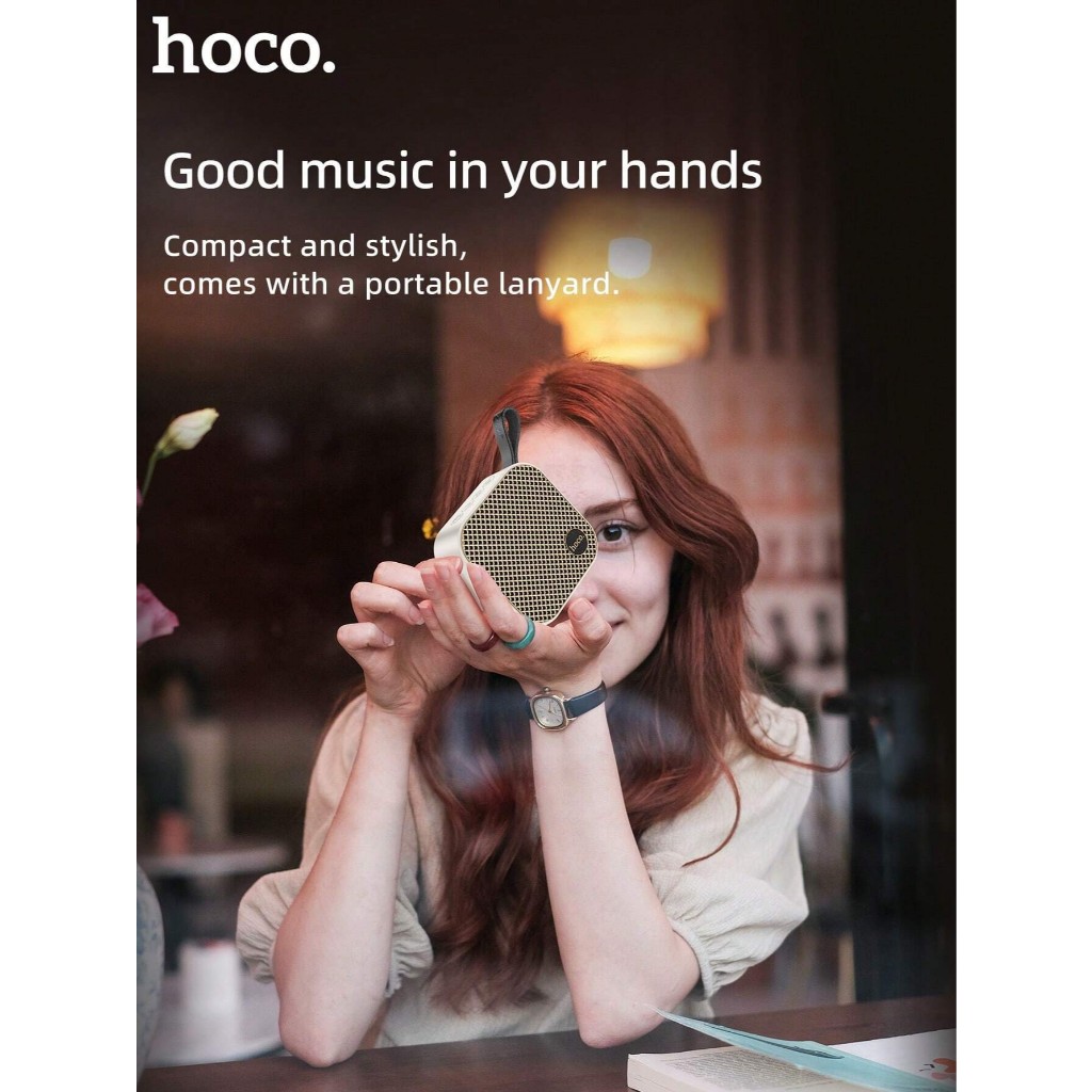 Loa bluetooth Hoco HC22 BS60 hỗ trợ Bluetooth, FM, thẻ TF, đĩa U,TWS và ...