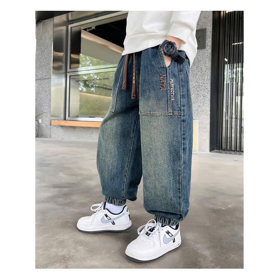 040 Quần jean cho bé trai cao cấp hottred | Shopee Việt Nam