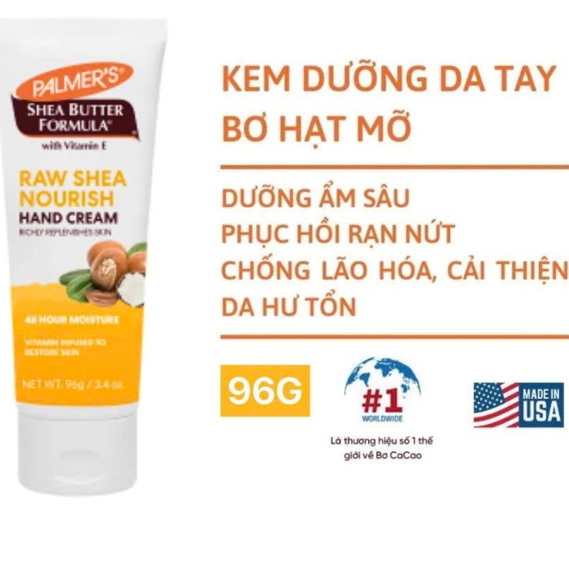 (Chính Hãng) Kem Dưỡng Da Tay Bơ Hạt Mỡ Giúp Chống Nhăn Palmer's 60G | Shopee Việt Nam