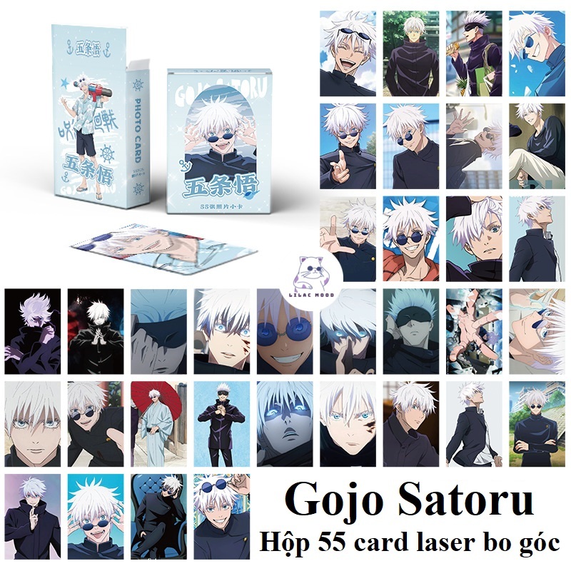 (new) Hộp 55 card Gojo Satoru - Jujutsu Kaisen / Chú thuật hồi chiến ...