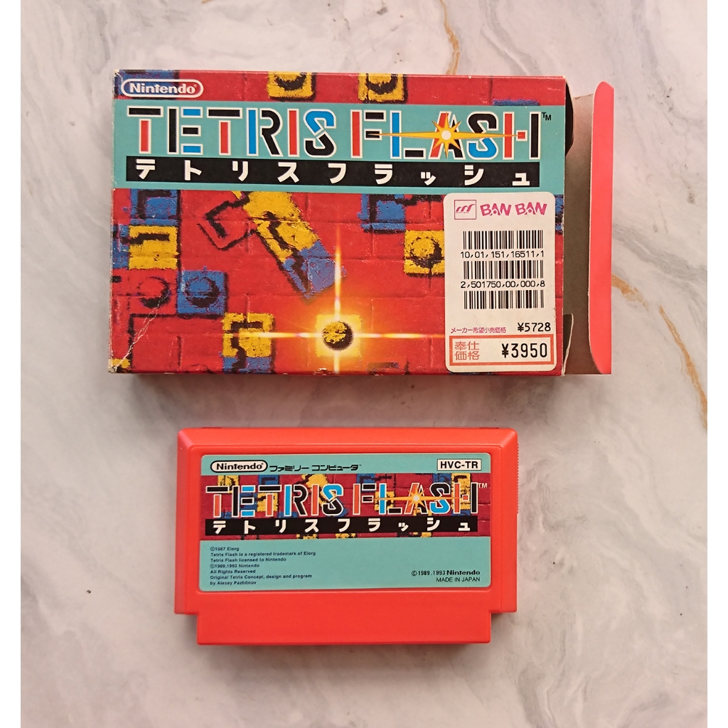 Băng gốc famicom (Original) Tetris flash có hộp | Shopee Việt Nam