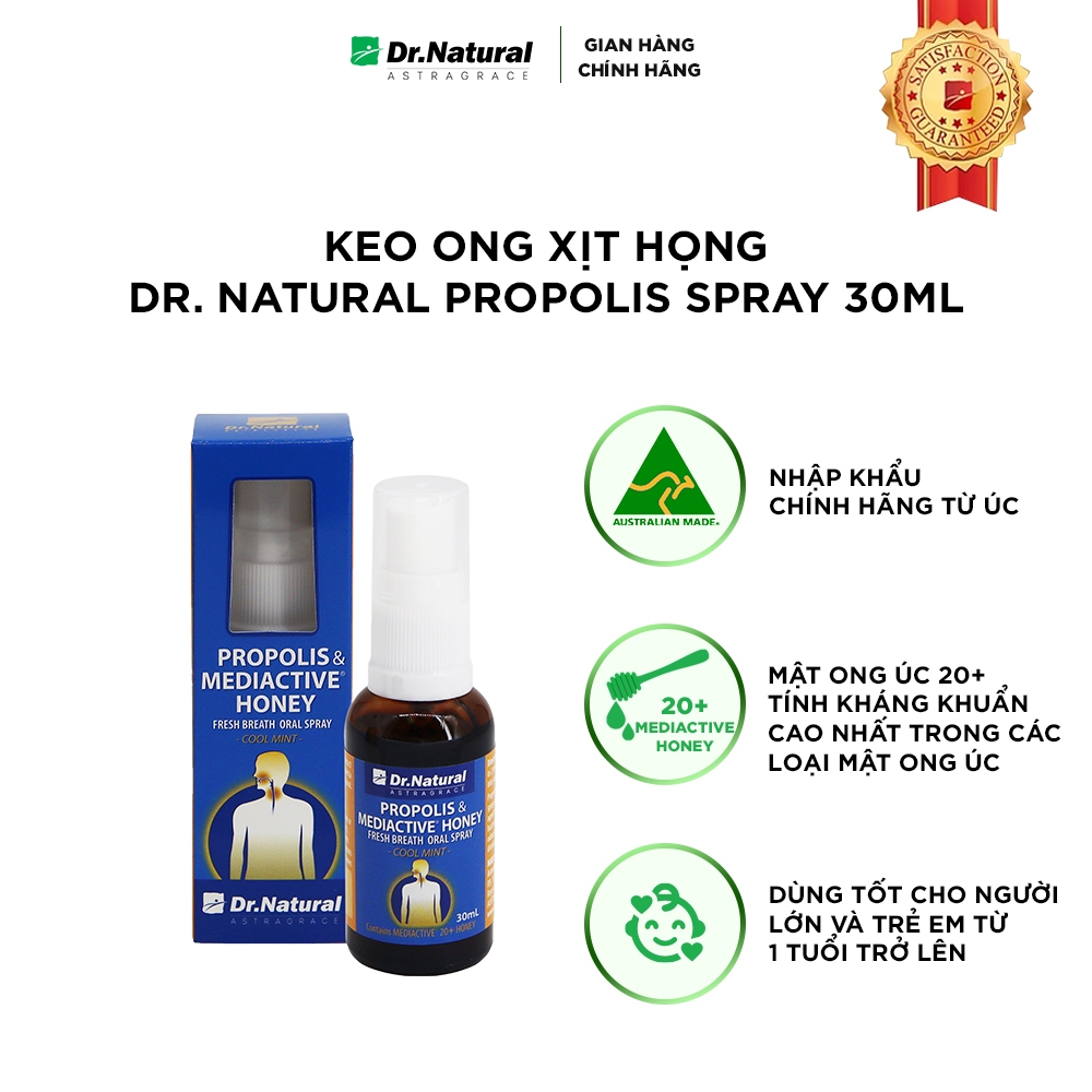 [QUÀ TẶNG KHÔNG BÁN] Keo Ong Xịt Họng Úc Propolis & Mediactive Honey ...