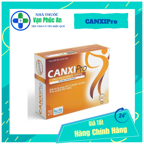 Canxi pro Calci Gluconate 1200mg - Bổ sung Canxi và Vitamin phát triển ...