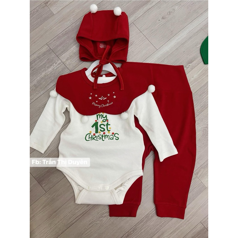 [BUBaby full set- sẵn hàng]set quần áo Giáng Sinh Noel Bubaby chính ...