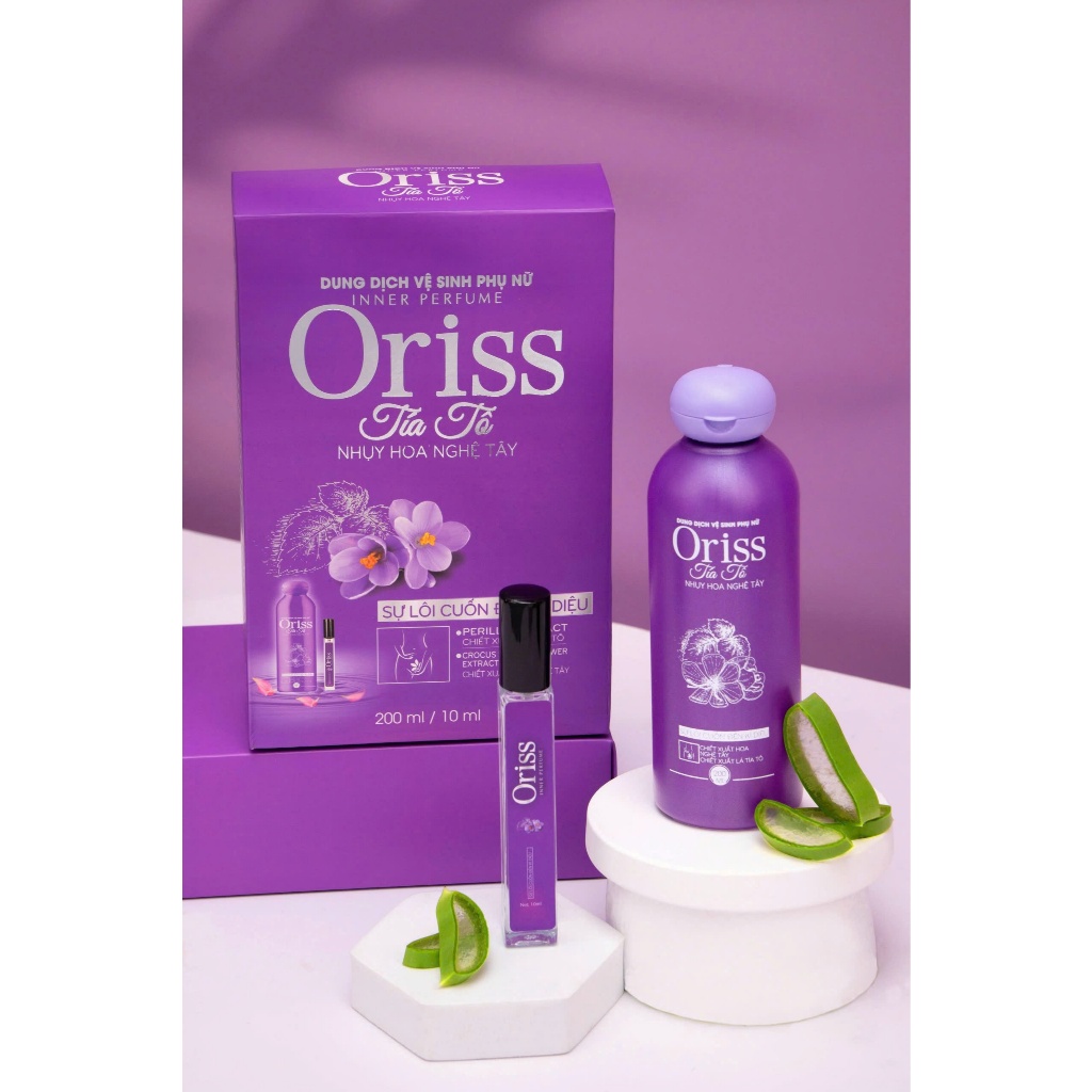 NƯỚC HOA VÙNG KÍN ORISS TÍA TÔ - Khử mùi, kháng viêm ngứa (che tên ...