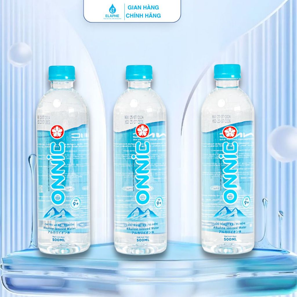 Nước khoáng ion kiềm ONNIC bổ sung ion khoáng chất tăng cường hệ miễn ...