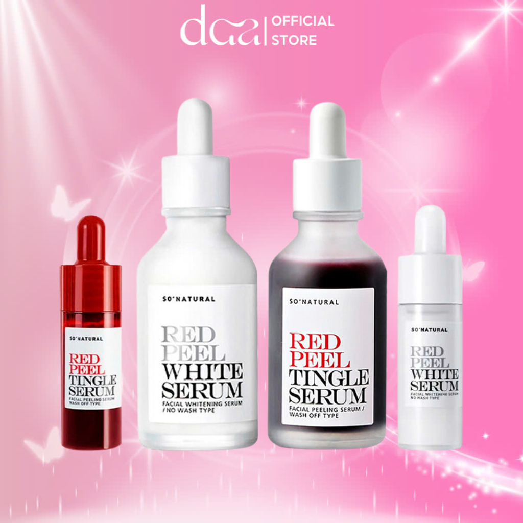 Tinh chất Peel Da Tái Tạo Da Sinh Học So Natural Red Peel Tingle Serum 11ml, 35ml | DaaCosmetic ...