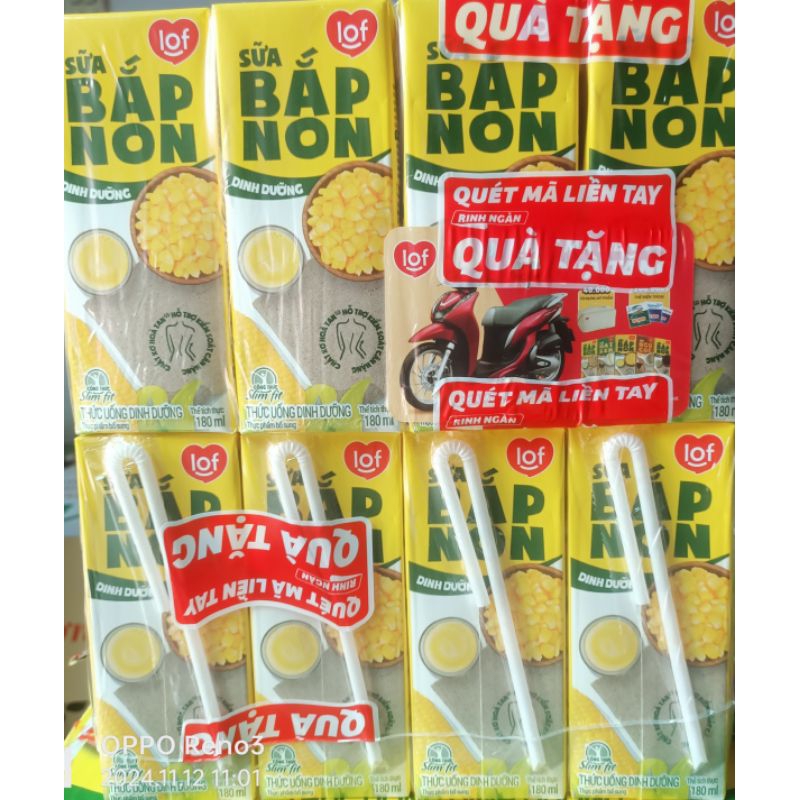 Sữa bắp non LIF thùng 24 hộp 180ml | Shopee Việt Nam
