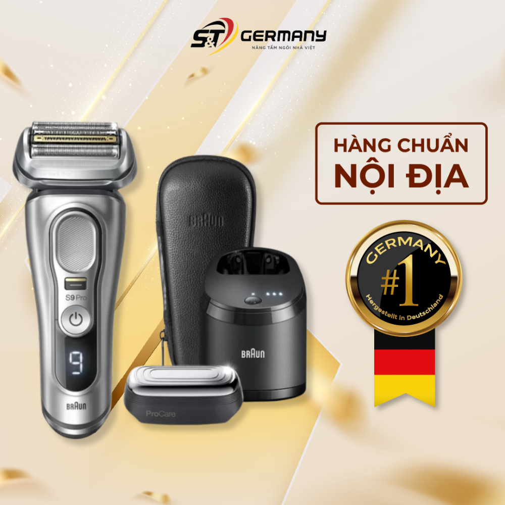 Máy cạo râu BRAUN Series 9 Pro 9487cc-V nội địa Đức cạo râu mềm mại cao ...