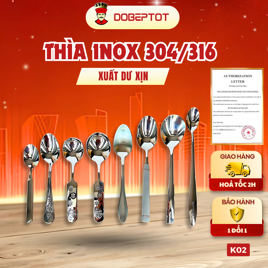 Thìa inox 304/316 xuất dư xịn | Shopee Việt Nam
