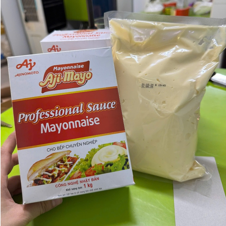 XỐT MAYONNAISE 1KG Aji-Mayo TIẾT KIỆM - Xốt Trứng Gà Tươi - Sốt ...
