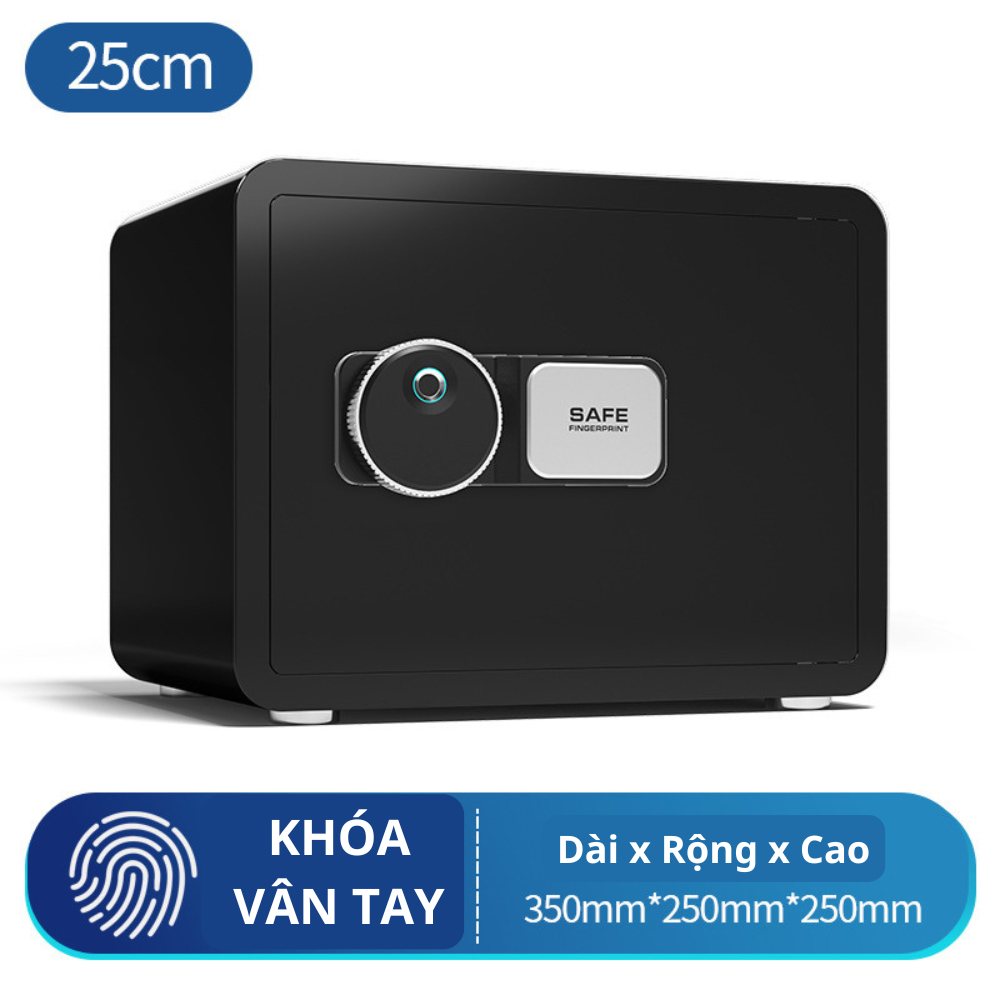 Két sắt mini khóa vân tay hét sắt an toàn chống cháy tủ két sắt điện tủ ...