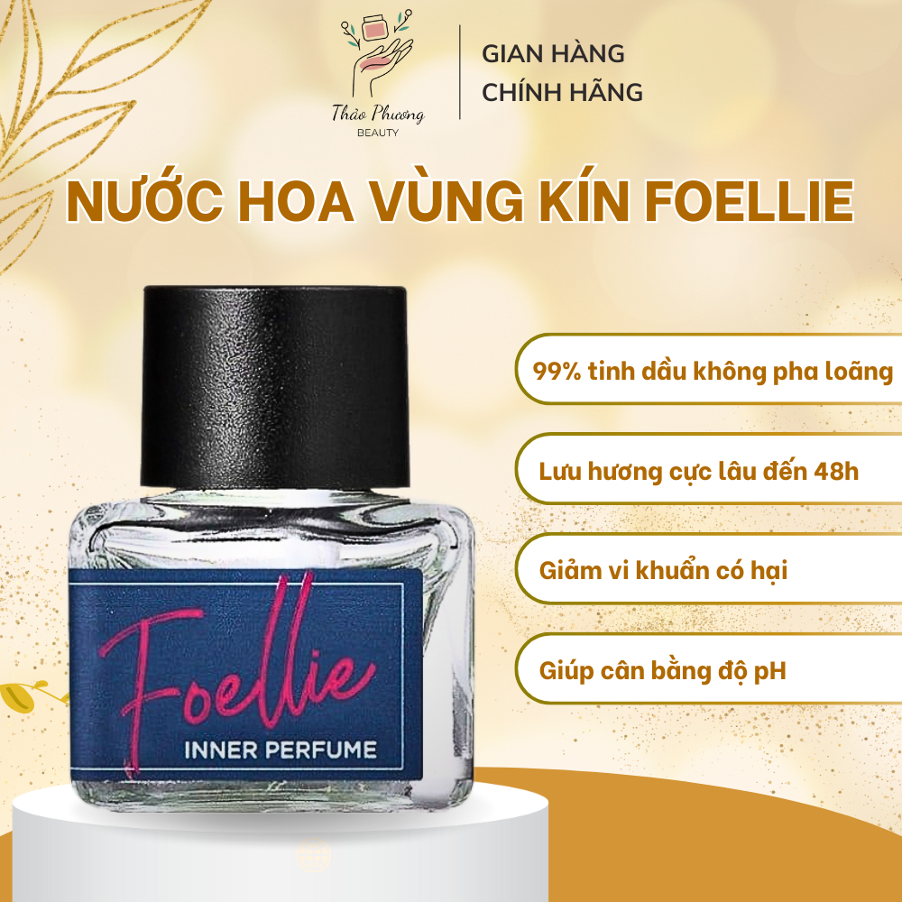 Nước hoa vùng kín Foellie hương biển thơm mát, dịu nhẹ Eau De Vo.gue ...