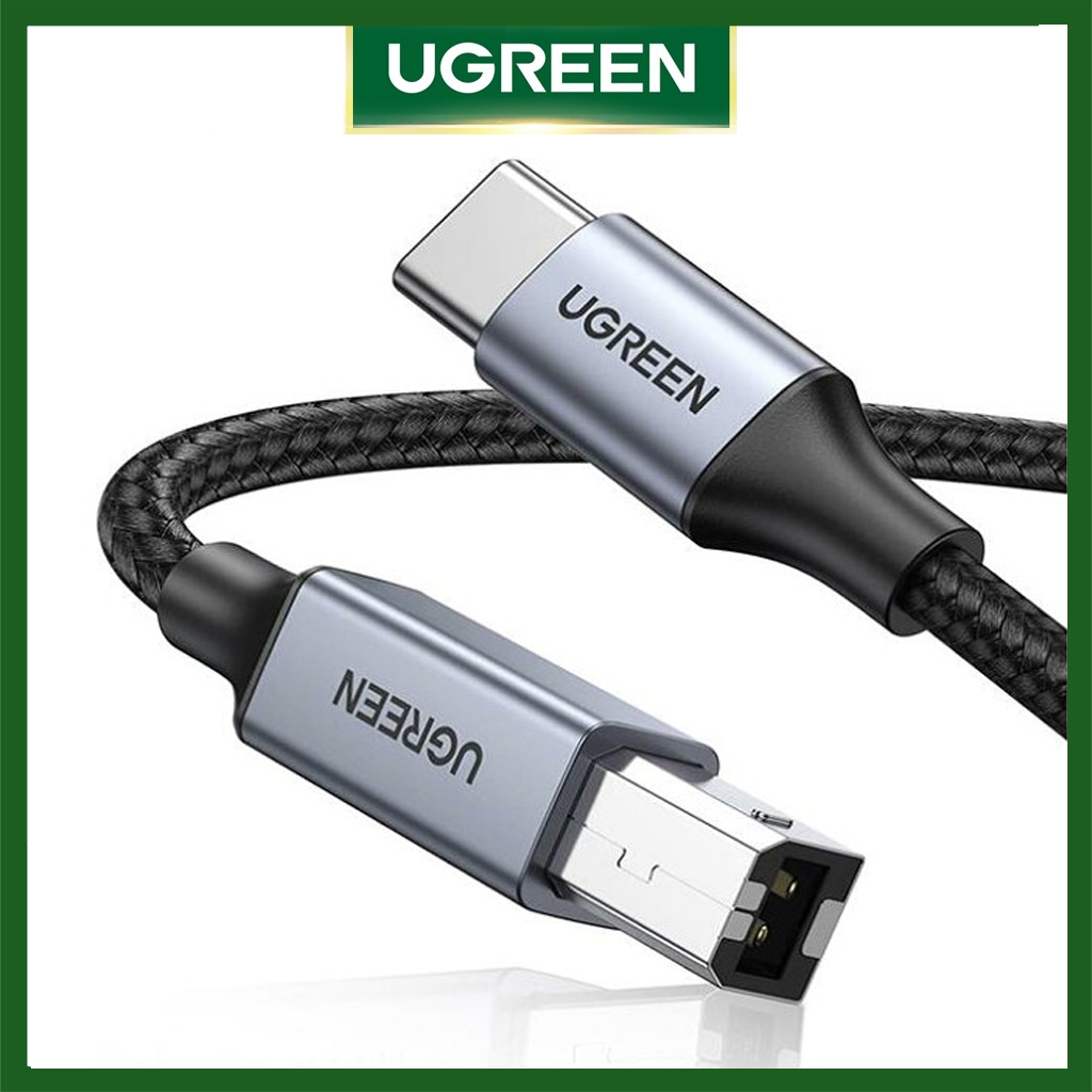 Cáp USB Type C ra USB B máy in Cao Cấp Ugreen 80805 80807 80808 Chính Hãng US370 | Shopee Việt Nam